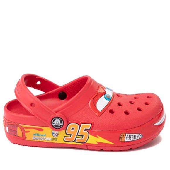 CROCS | Shoes | Kids Crocs Cars Lightning Mcqueen Crocband Clog Light ...